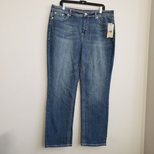 Reba | Jeans | Reba Woman Plus Size Embellished Distressed Jeans | Poshmark